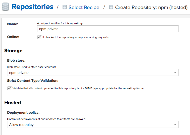 Using Sonatype Nexus Repository 3 – Part 2: npm packages
